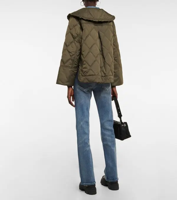 GANNI Quilted Ripstop Jacket