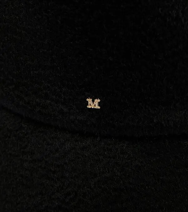 Max Mara Fiducia Logo Bucket Hat - Black