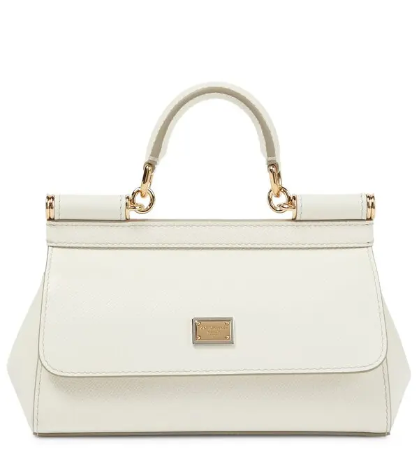 Dolce & Gabbana Sicily Small Leather Shoulder Bag