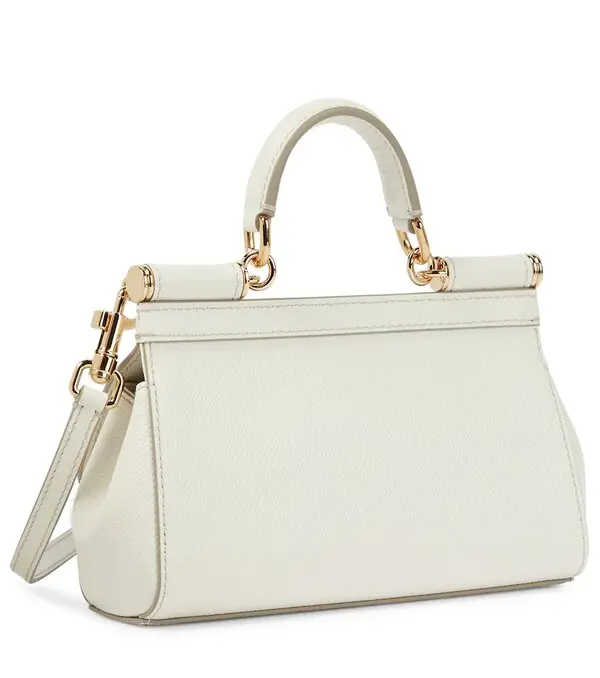 Dolce & Gabbana Sicily Small Leather Shoulder Bag
