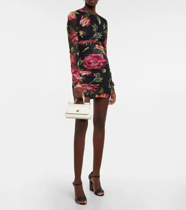Dolce & Gabbana Sicily Small Leather Shoulder Bag