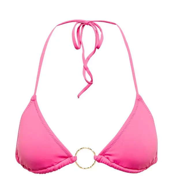 Melissa Odabash Miami Triangle Bikini Top - Pink