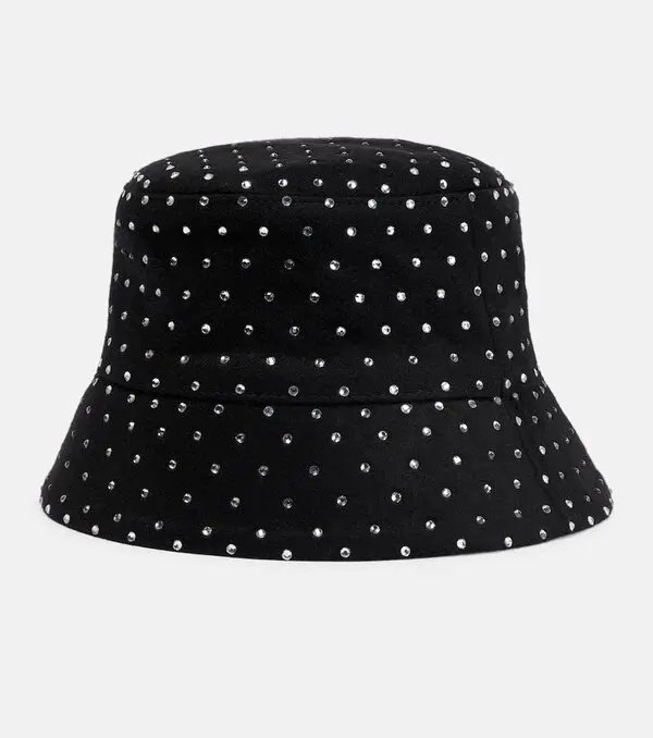 Ruslan Baginskiy Embellished Wool Bucket Hat