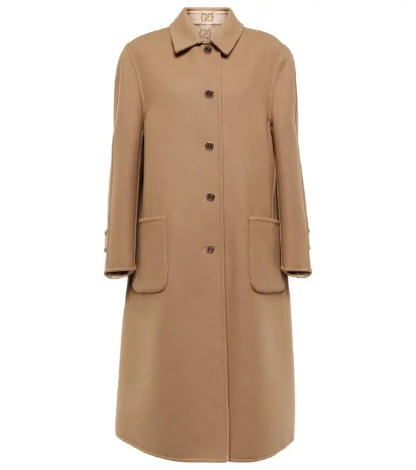 Gucci Double-faced Wool And Silk Coat - Multicoloured