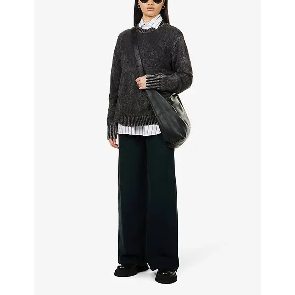 Rag & Bone Sofie Wide-fit Branded-hardware Jeans