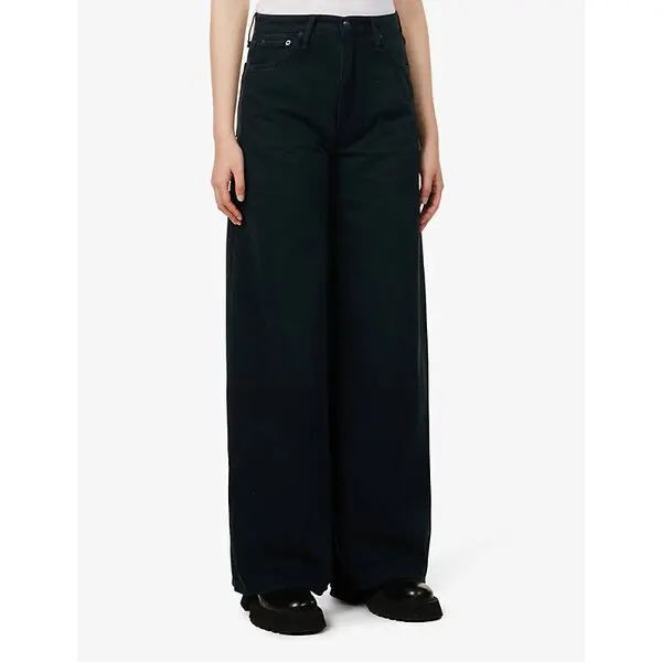 Rag & Bone Sofie Wide-fit Branded-hardware Jeans