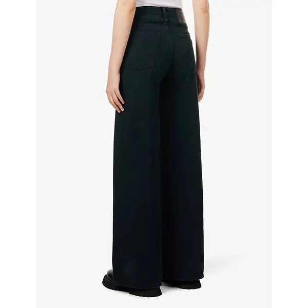Rag & Bone Sofie Wide-fit Branded-hardware Jeans