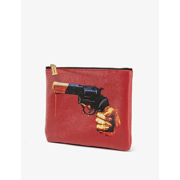 SELETTI Toiletpaper Revolver Cosmetics Bag