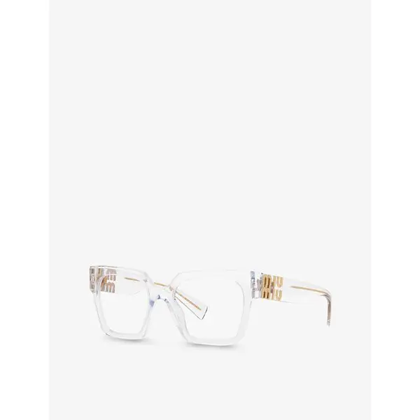 Miu Miu Square-frame Acetate Glasses - Clear