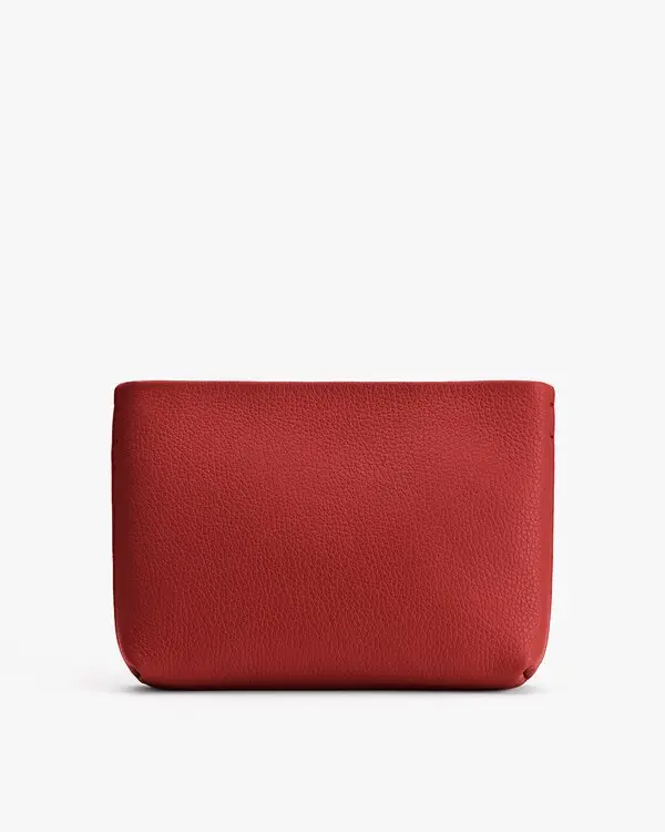 Cuyana Mini Zipper Pouch - Sangria