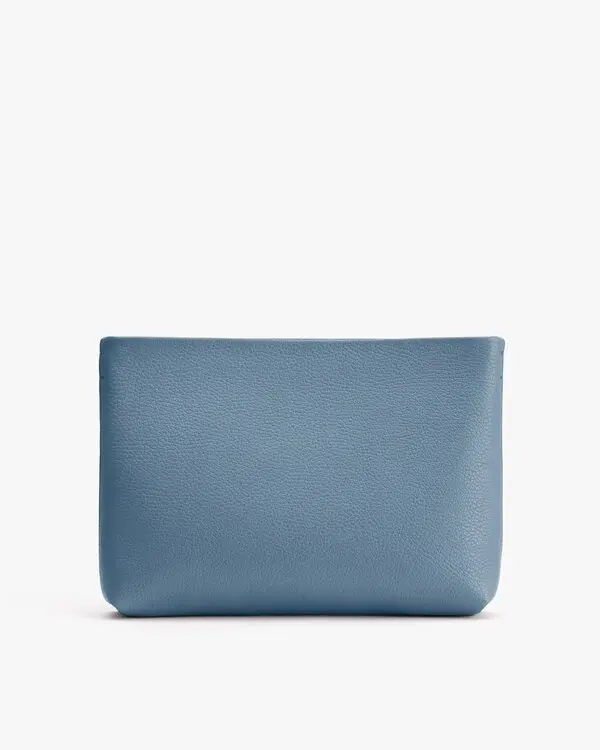 Cuyana Small Zipper Pouch - Azure
