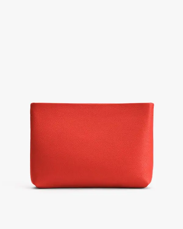 Cuyana Small Zipper Pouch - Chili