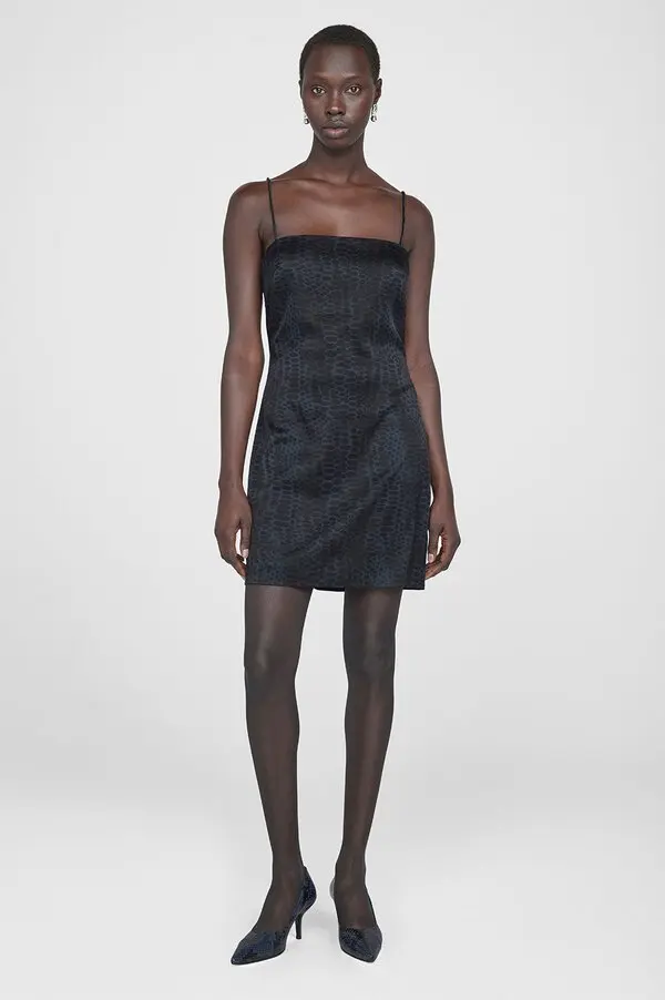 ANINE BING Valentine Leopard Print Slip Dress - Python Print