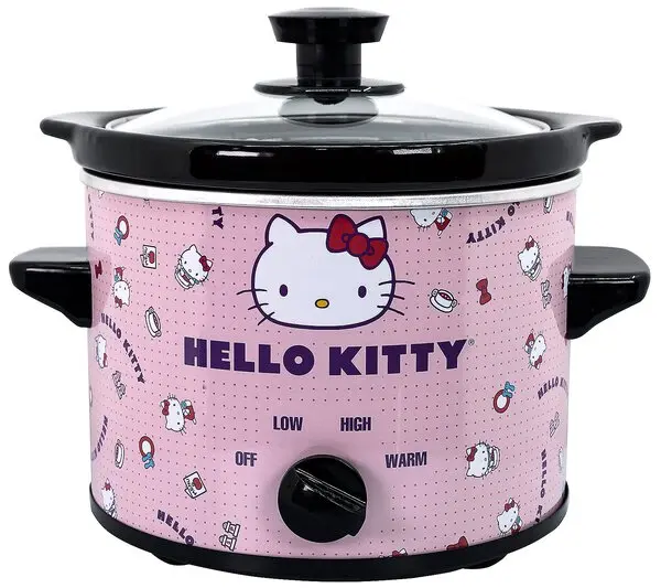 UNCANNY BRANDS Hello Kitty 2 Quart Slow Cooker - One-color