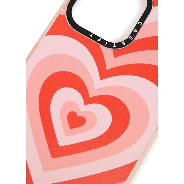 Casetify 70s Pink Heart Iphone 13 Pro Max Case In Red - 38% Off