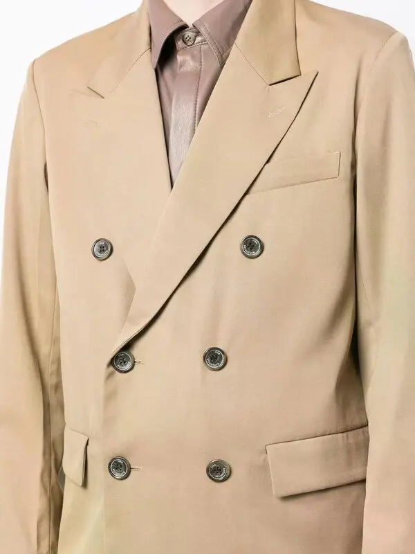 RITO STRUCTURE Double-breasted Fitted Blazer - Neutrals
