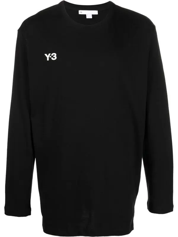 Y3 Logo-print Long-sleeve T-shirt