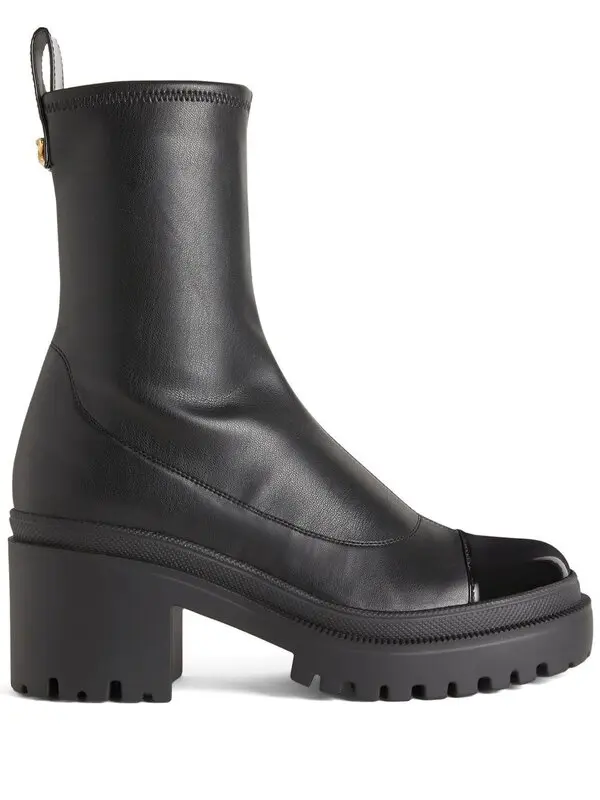 GIUSEPPE ZANOTTI 70mm Vicentha Chunky Boots - Black
