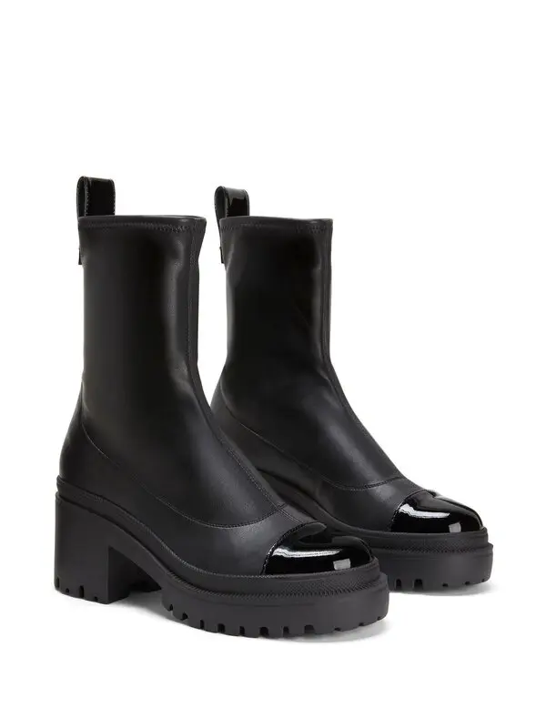 GIUSEPPE ZANOTTI 70mm Vicentha Chunky Boots - Black