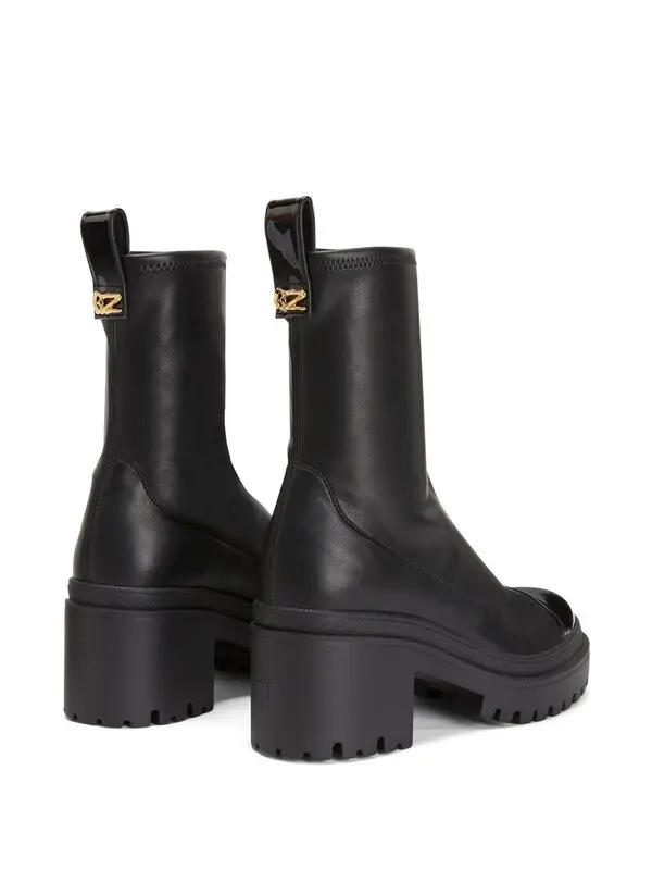 GIUSEPPE ZANOTTI 70mm Vicentha Chunky Boots - Black