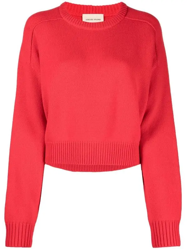 Loulou De Saison Bruzzi Wool-cashmere Jumper - Red