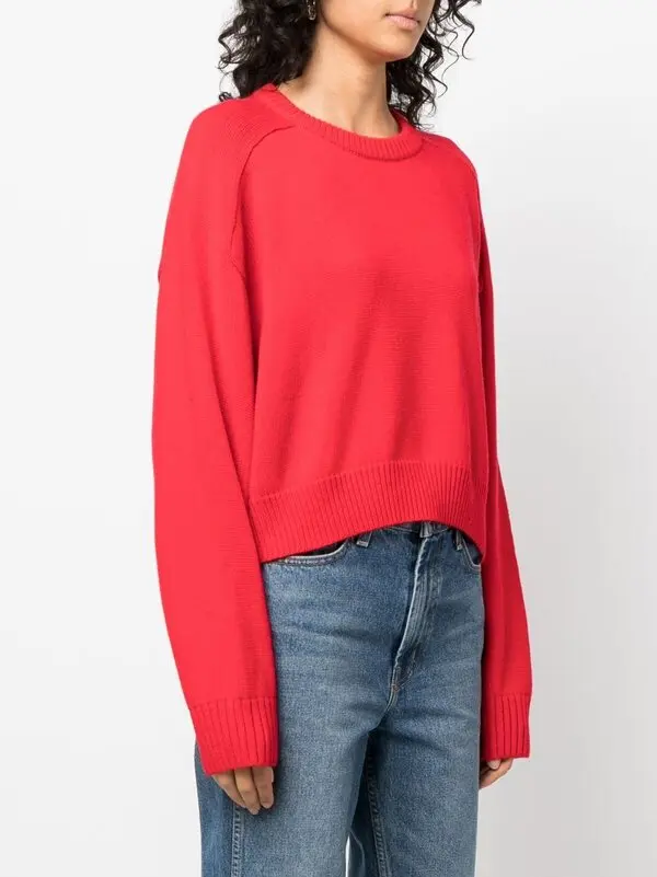 Loulou De Saison Bruzzi Wool-cashmere Jumper - Red