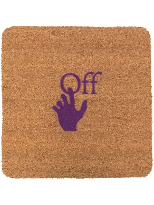 Off-White Hands Off-logo Doormat