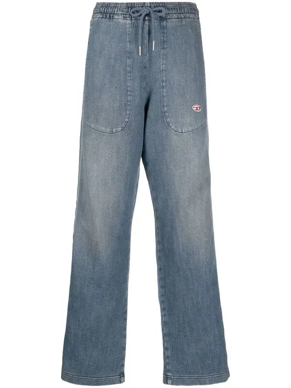 DIESEL® D-martians Track Denim Joggjeans