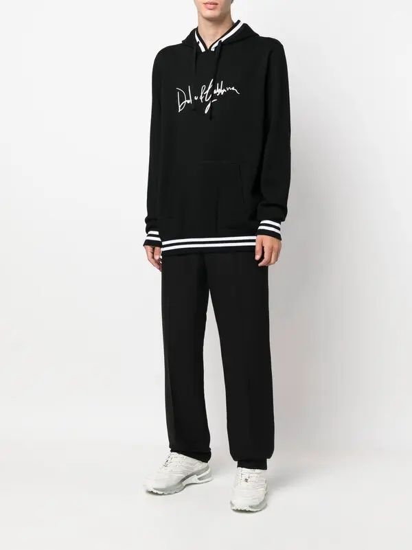 Dolce & Gabbana Logo-print Detail Drawstring Hoodie