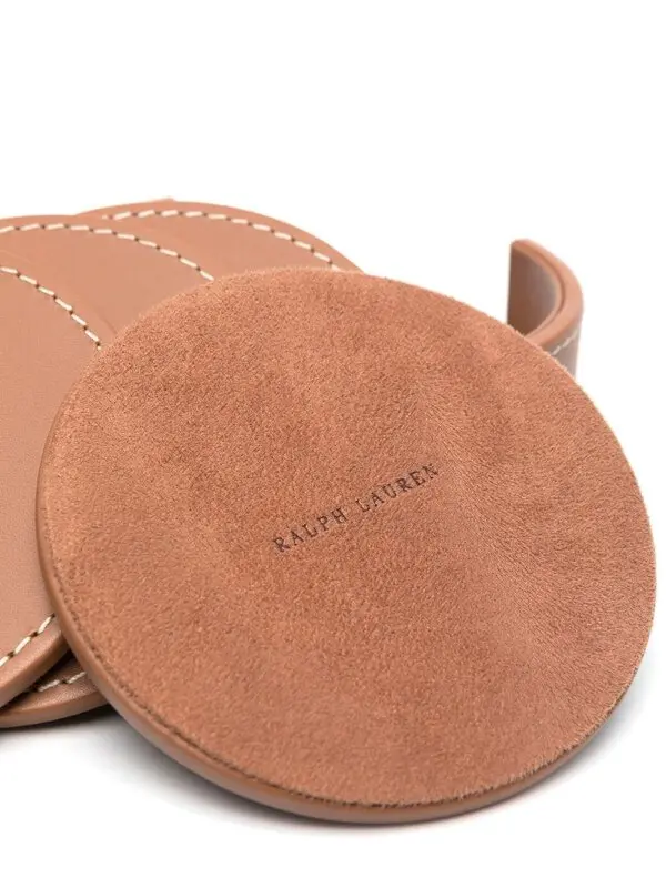 Ralph Lauren Wyatt Leather Coasters