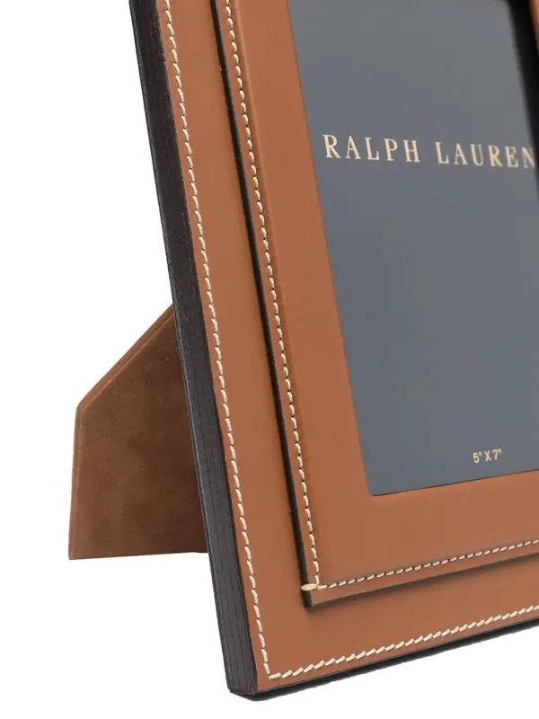 Ralph Lauren Brennan Leather Photo Frame - Brown | Editorialist