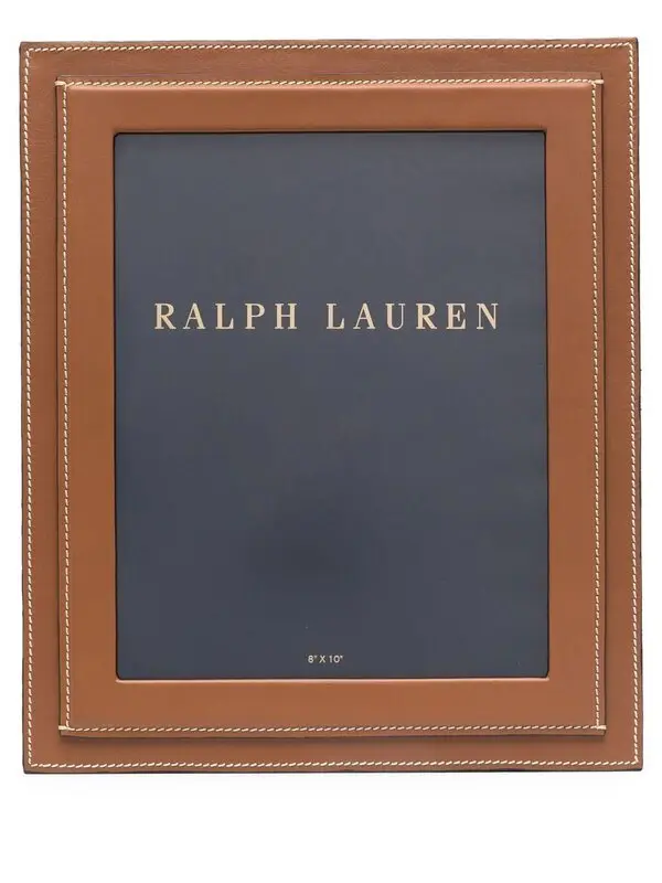 Ralph Lauren Brennan Leather Photo Frame - Brown