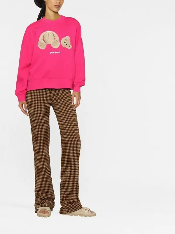 Palm Angels Teddy Bear Print Sweatshirt