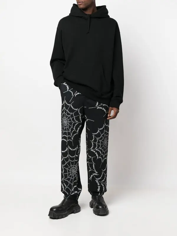 Palm Angels Spider Web Print Track Pants