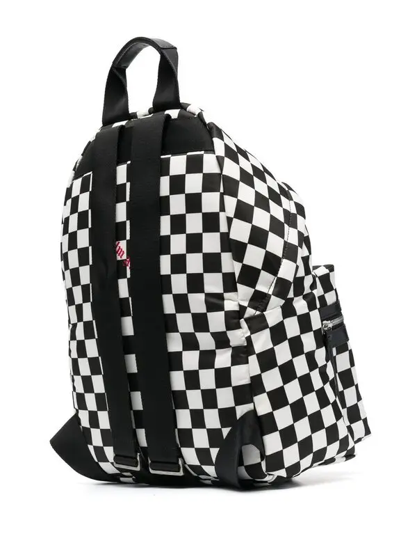 Palm Angels Damier Check Print Backpack