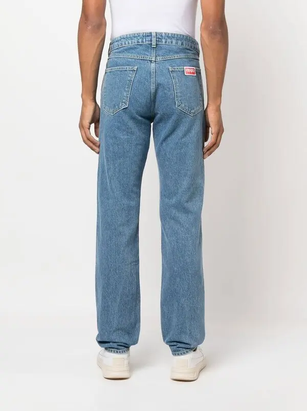 Kenzo Mid-rise Straight-leg Jeans
