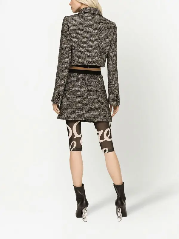Dolce & Gabbana Cropped Tweed Jacket