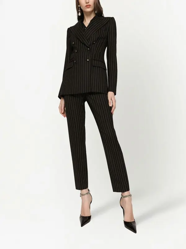 Dolce & Gabbana Striped Double-breasted Blazer