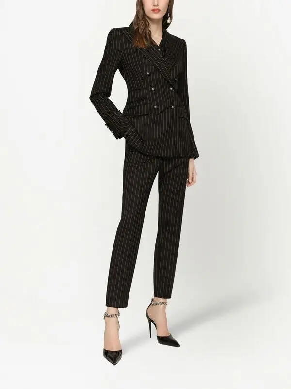 Dolce & Gabbana Striped Double-breasted Blazer