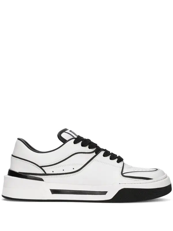 Dolce & Gabbana Roma Leather Sneakers - White