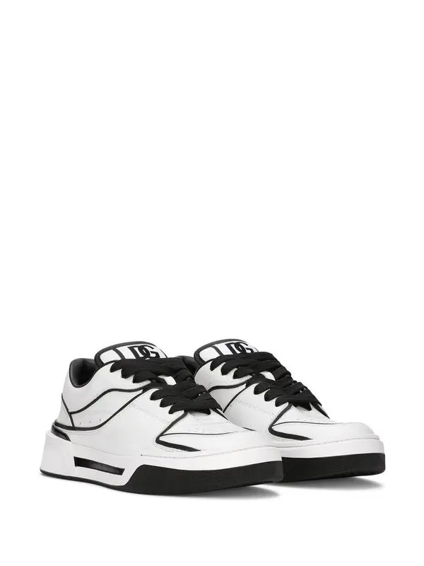 Dolce & Gabbana Roma Leather Sneakers - White