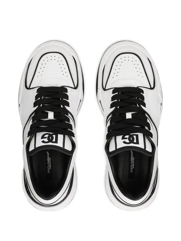 Dolce & Gabbana Roma Leather Sneakers - White