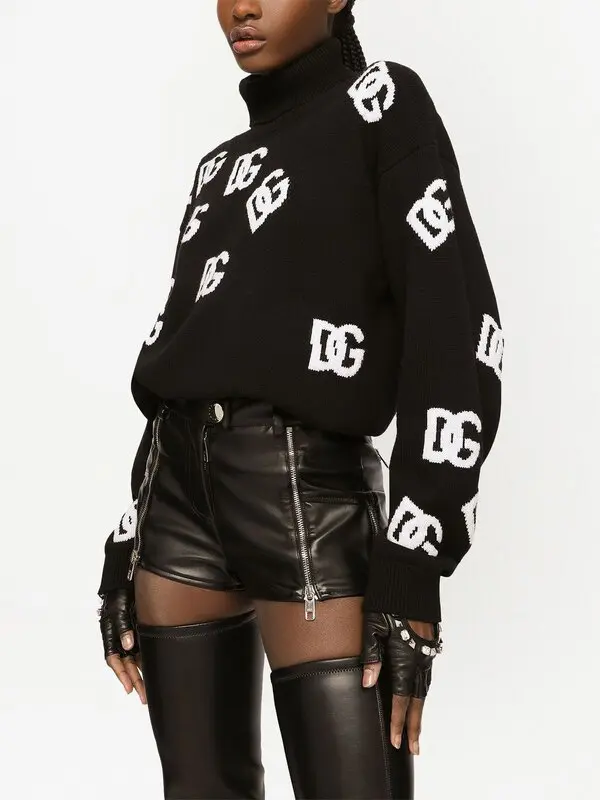 Dolce & Gabbana Virgin Wool Sweater - Black
