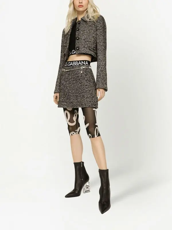 Dolce & Gabbana Tweed Miniskirt