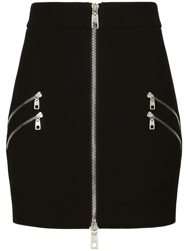 Dolce & Gabbana Zip Detail Mini Skirt