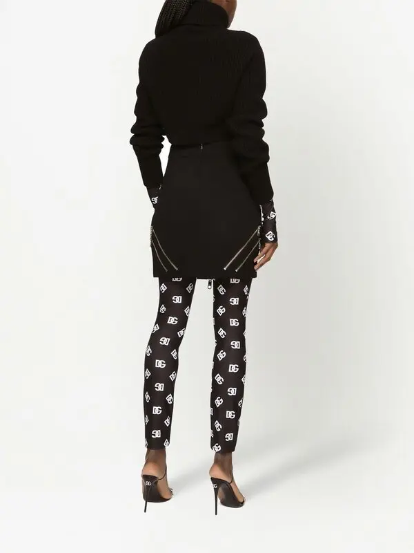 Dolce & Gabbana Zip Detail Mini Skirt