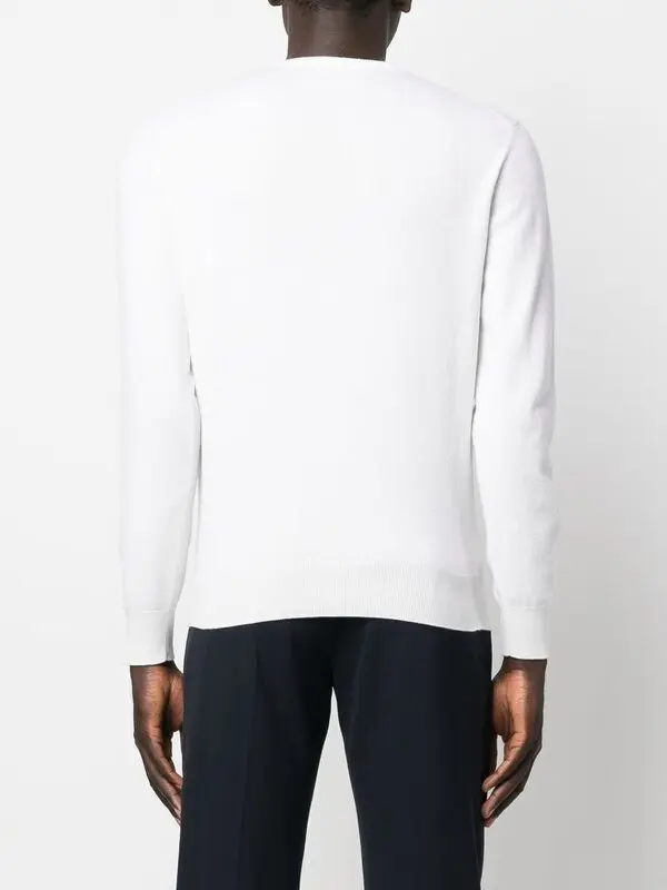Zegna Crew Neck Sweater - White