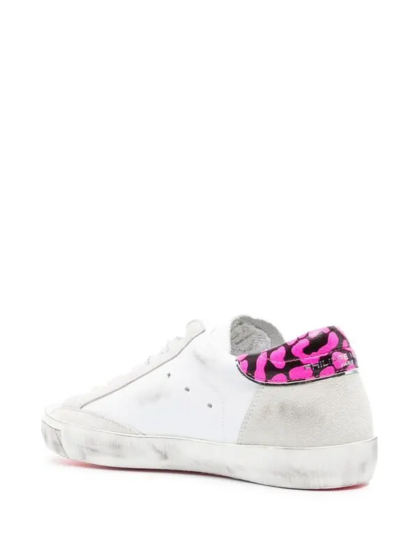 Philippe Model Side Stitched-logo Detail Sneakers