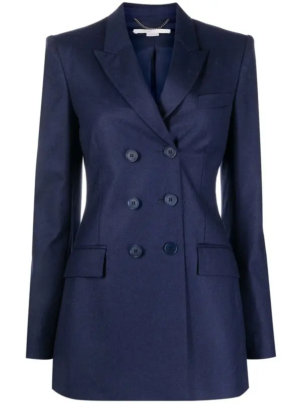 Stella McCartney Double-breasted Wool Blazer