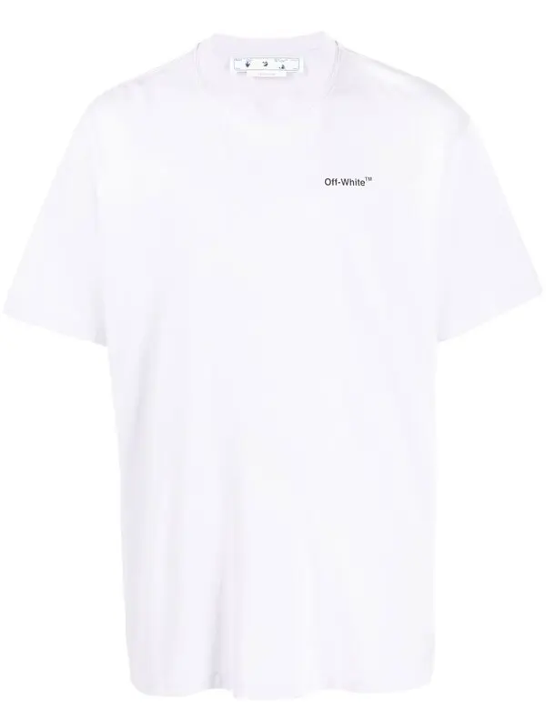 Off-White Caravaggio Arrow Short-sleeve T-shirt - Purple